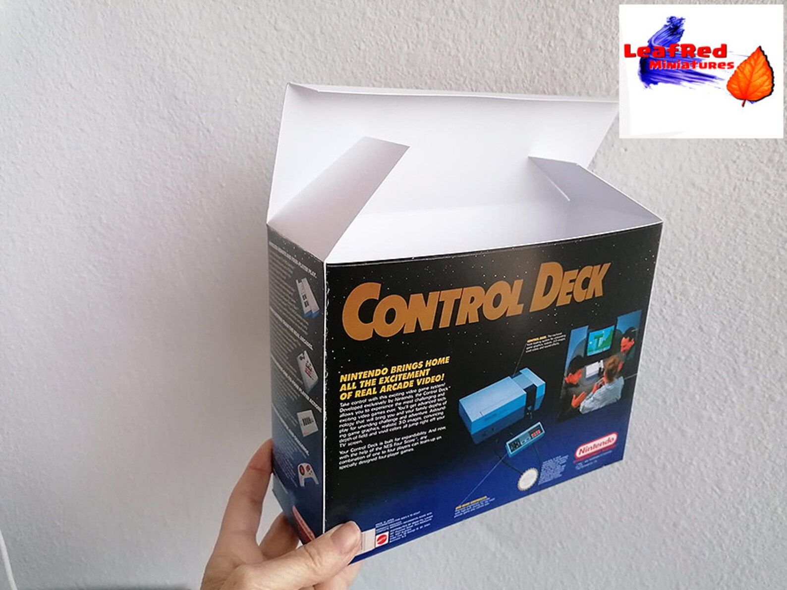 NINTENDO CONTROL DECK Replica Box. Custom Box for Nes | Etsy