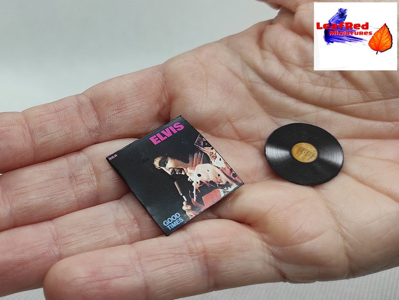ELVIS PRESLEY Collection 6 Record Miniature Record HANDMADE. - Etsy