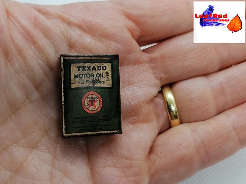 3 Miniature Oil Can Vintage. Strata Sunoco Texaco. Scale | Etsy