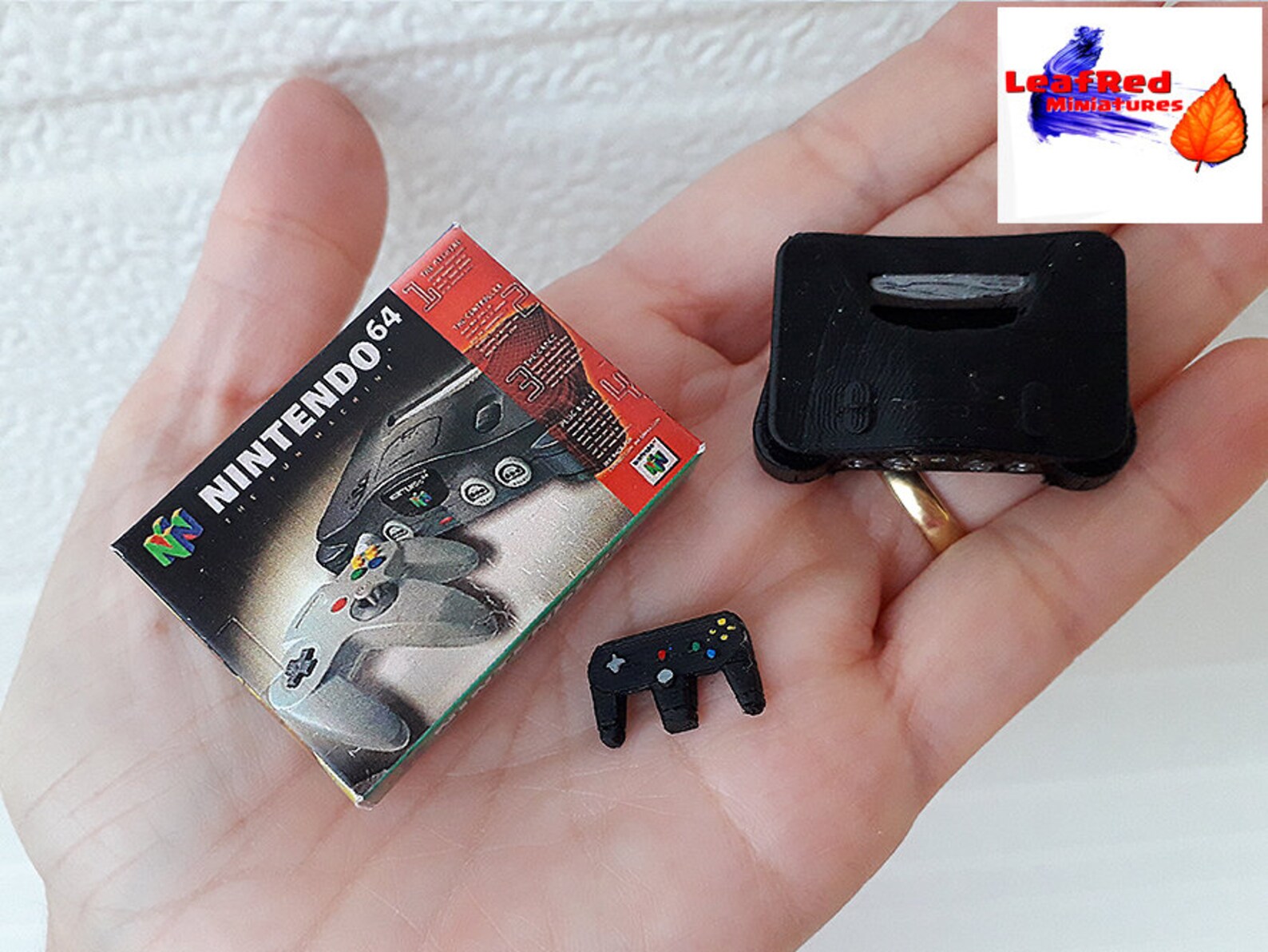 Nintendo 64 Miniature Console Controller and Box. Miniature | Etsy