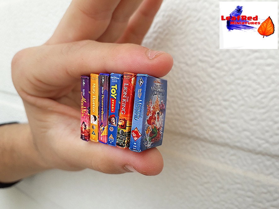 VHS Miniature Collection. Replica Vintage. Scale 1/6 - Etsy Australia