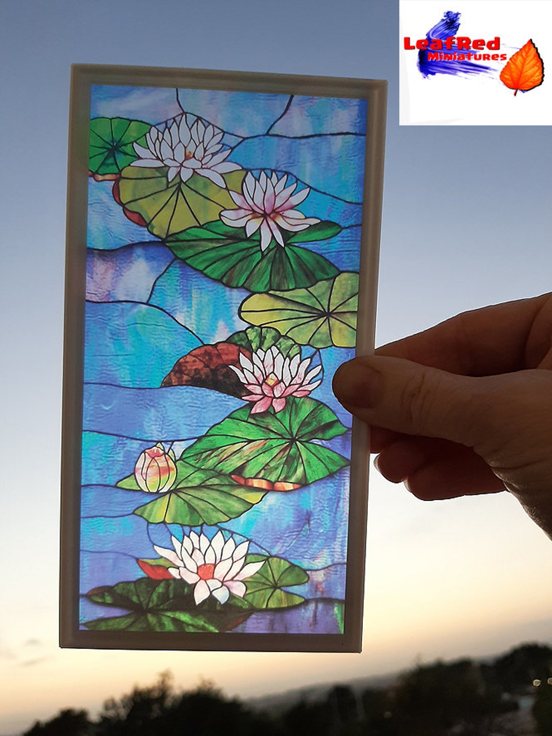 Miniature Stained Glass Window Panel. Custom Size and More Models ...