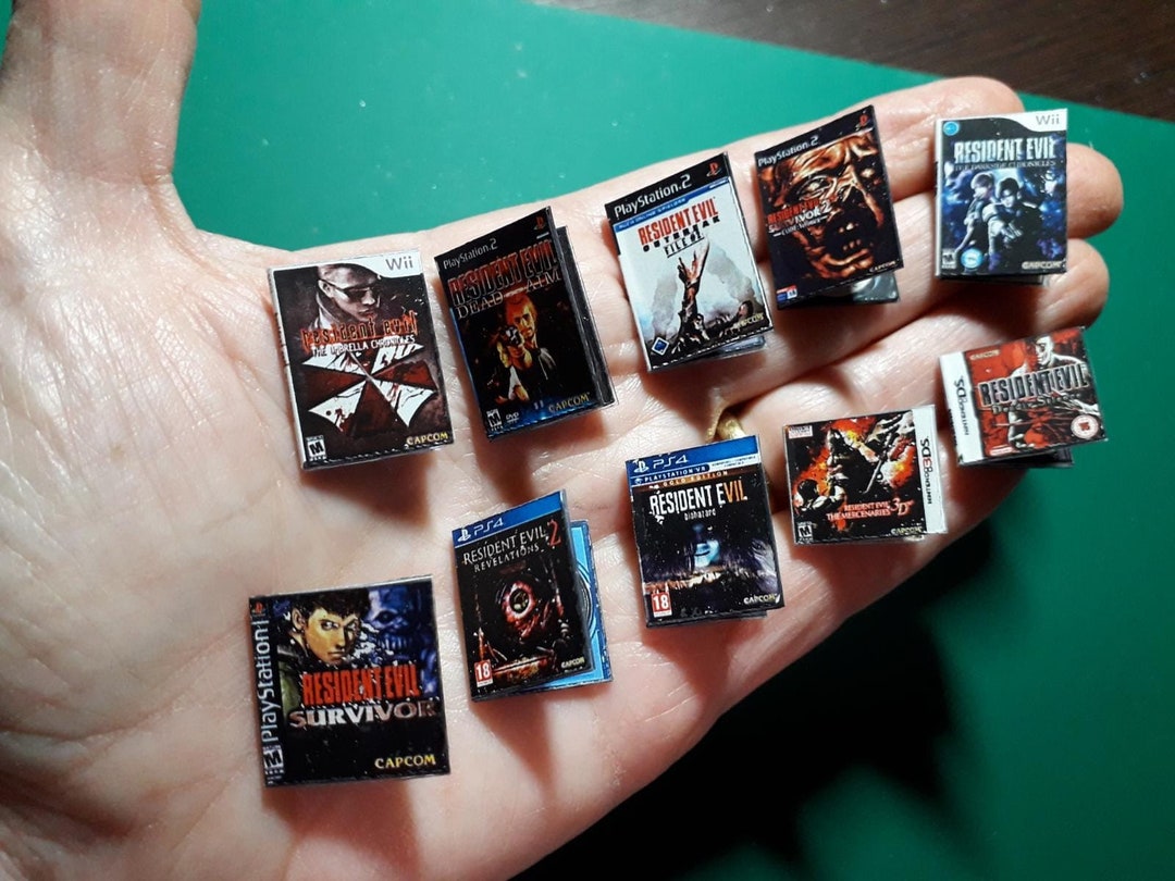 Resident Evil Miniature Video Games Collector's Set. ART SET II. Scale ...