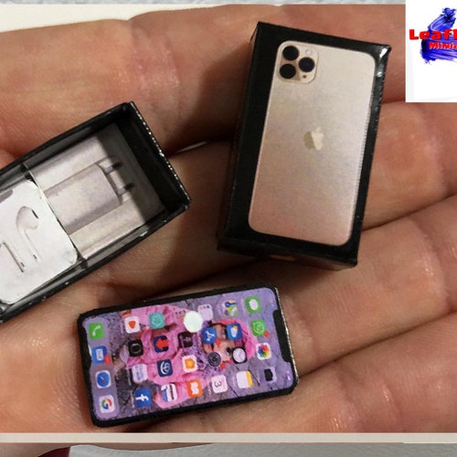 IPHONE 12 Miniature. Scale 1:6 Gift for Wife Husband or - Etsy