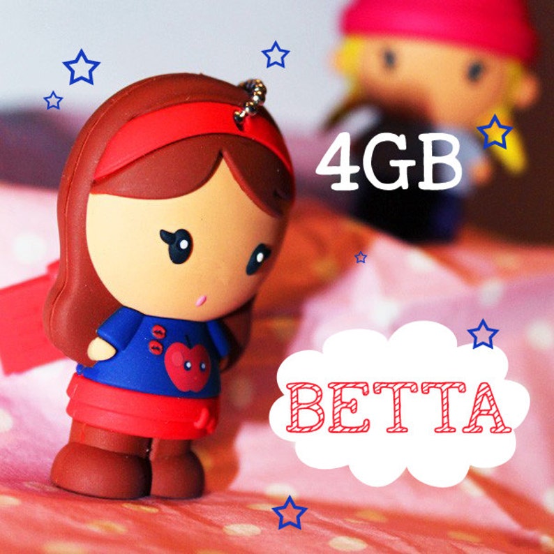 USBDOLLS doll cute kawaii 4GB usb pendrive stationery | Etsy