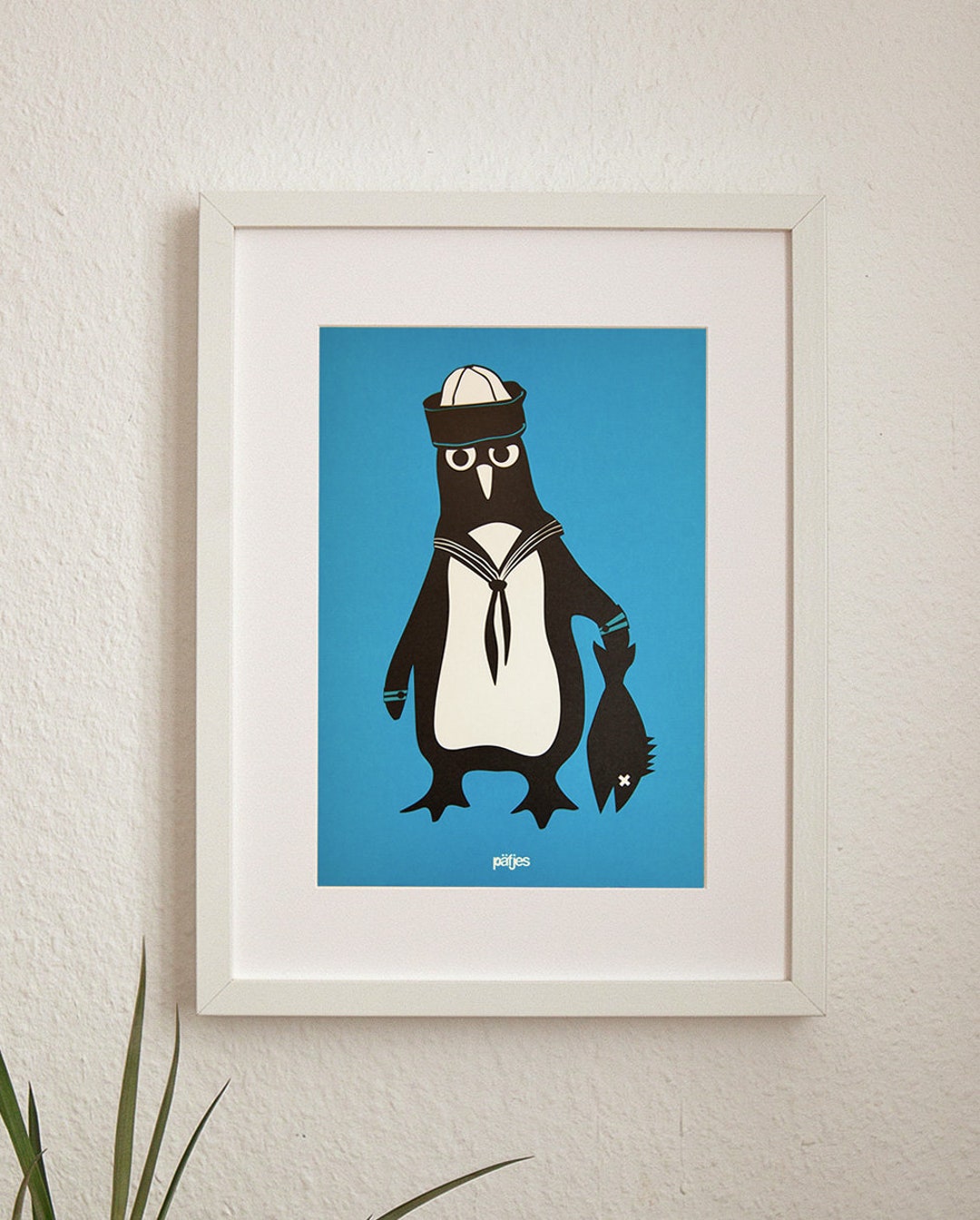 Penguin Martin the Seaman - Poster Art Print A4 - Etsy