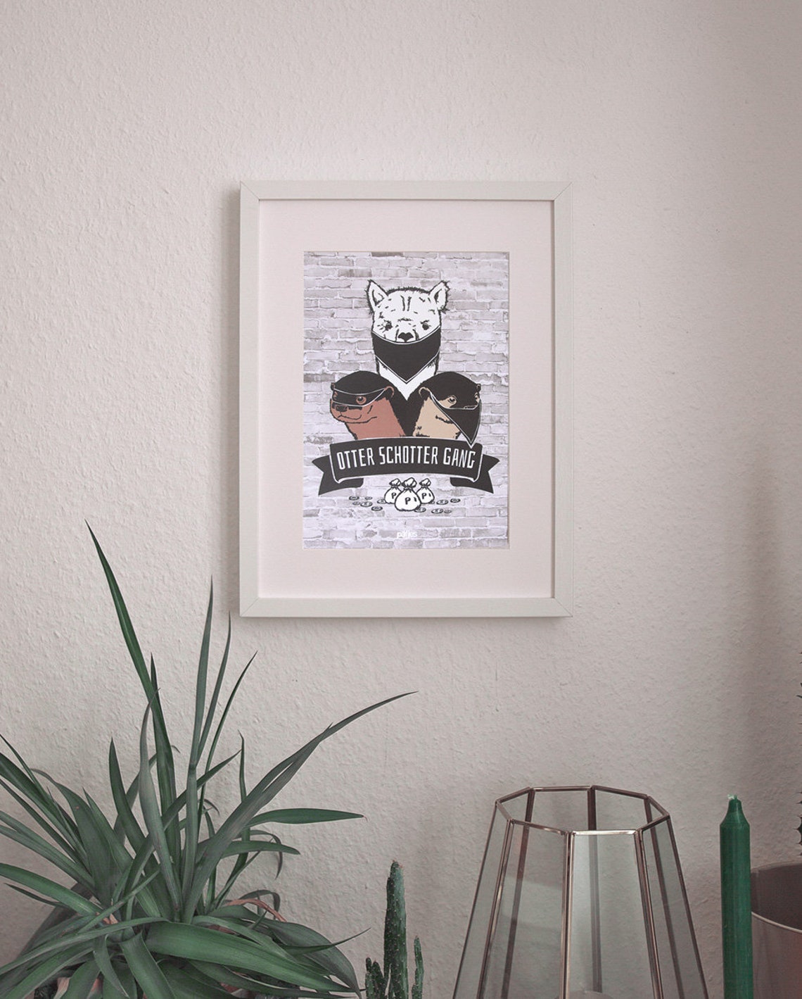 Otter Money Gang Poster Art Print A4 - Etsy