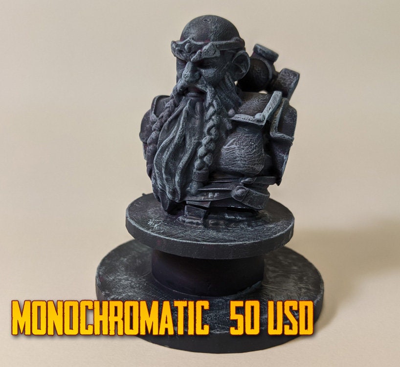 Custom RPG Character Bust (must Have 3d File) - Etsy