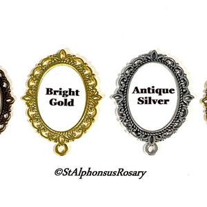 St. Imelda Lambertini Rosary Center | Antique Silver, Bright Gold ...