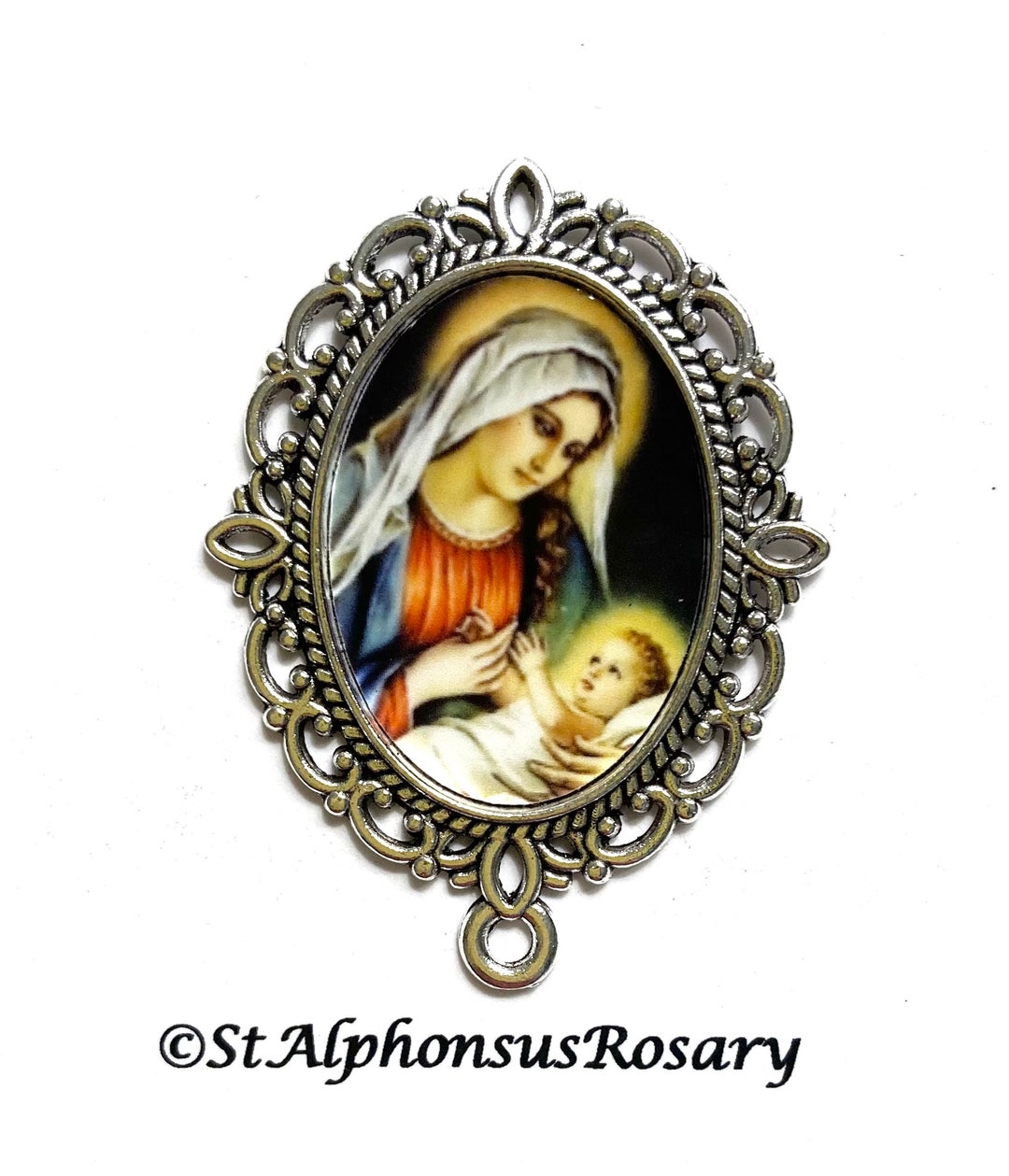 WATERPROOF Christmas Nativity Rosary Center | Rosary Part | Choice of ...