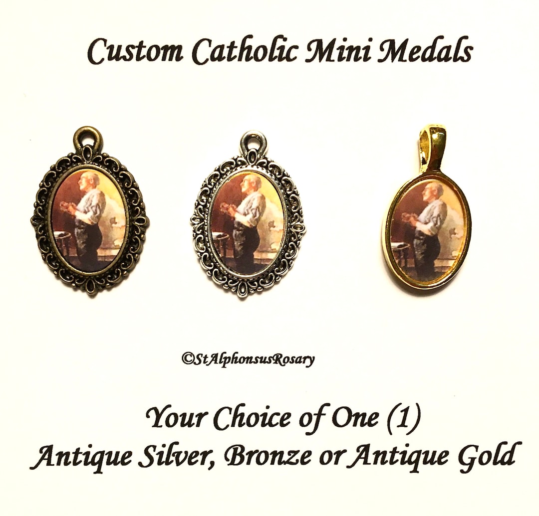 Ven. Matt Talbot Catholic Mini Medal to Add to Rosaries/bracelets, Etc ...
