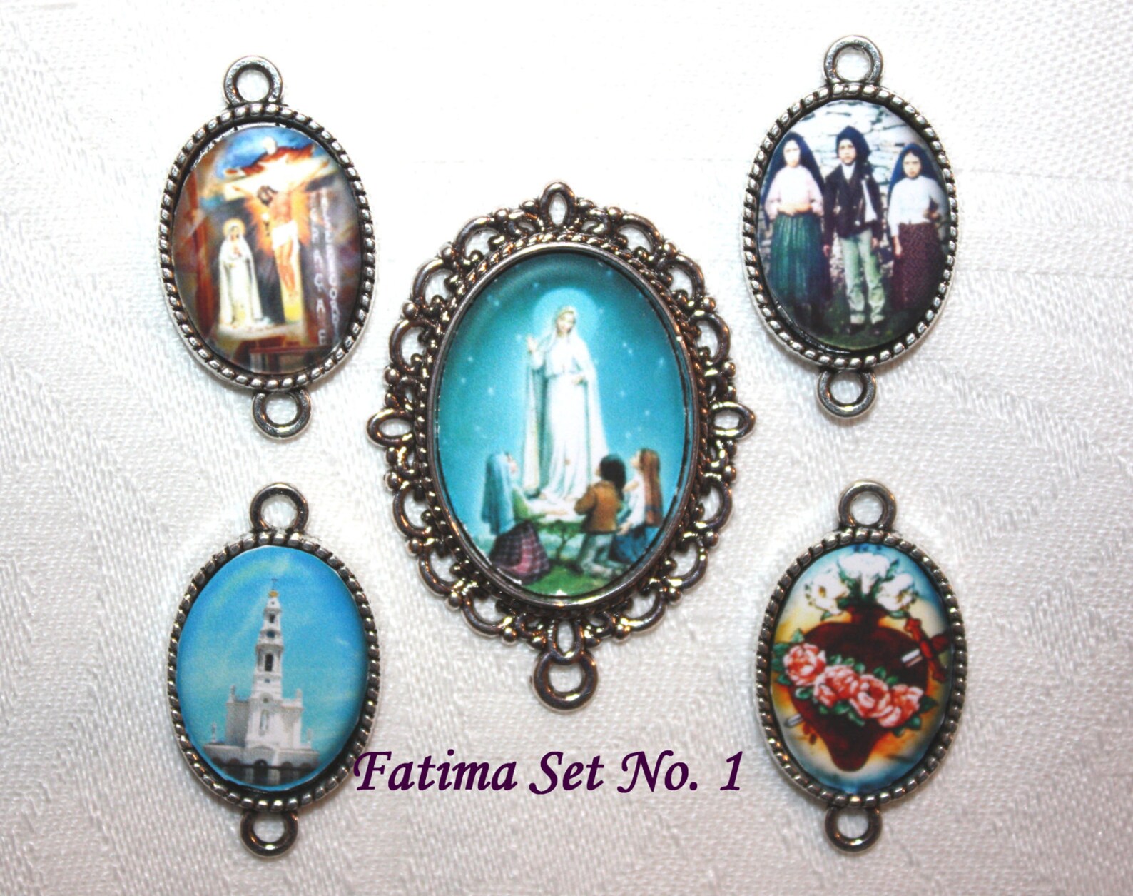 Your Choice of 1 Set of Custom Our Lady of Fatima Antique | Etsy