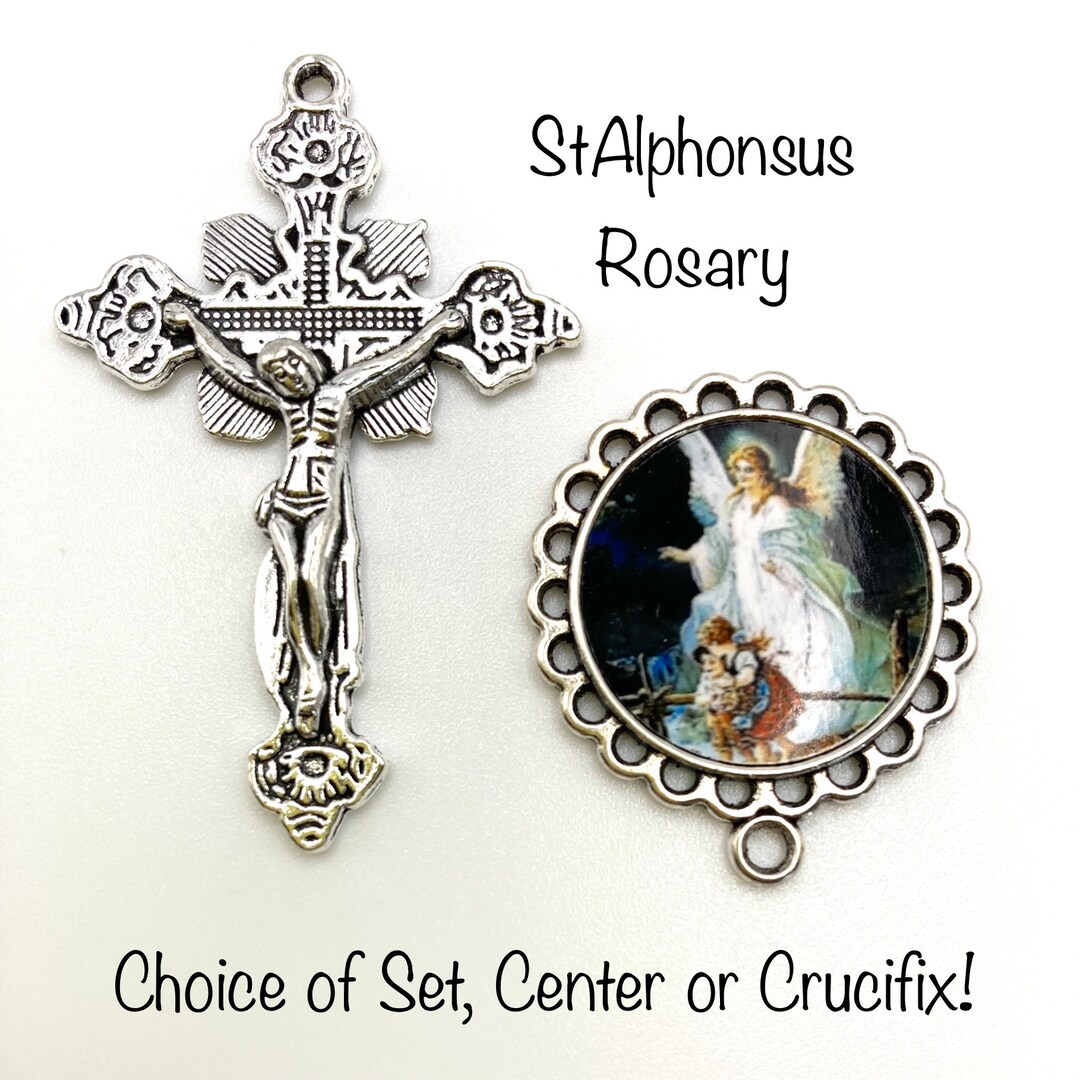 Guardian Angel Rosary Set | Choice of Set, Crucifix or WATERPROOF ...