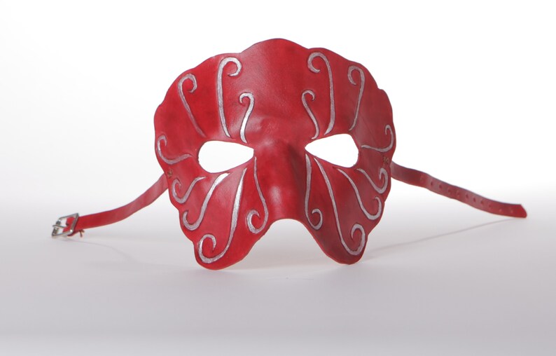 Leather Masqurade Mask Handmade LARP Renaissance Fair - Etsy