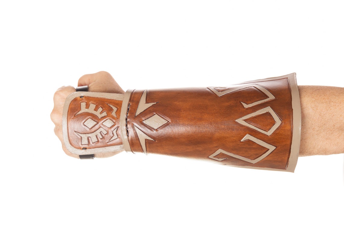 The Legend of Zelda: Tears of the Kingdom Leather Sword Arm Bracer - Etsy