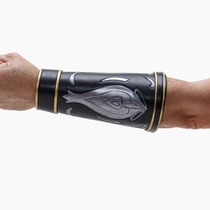 Final Fantasy X Auron Leather OFF Arm Bracer With Glove Cosplay ...