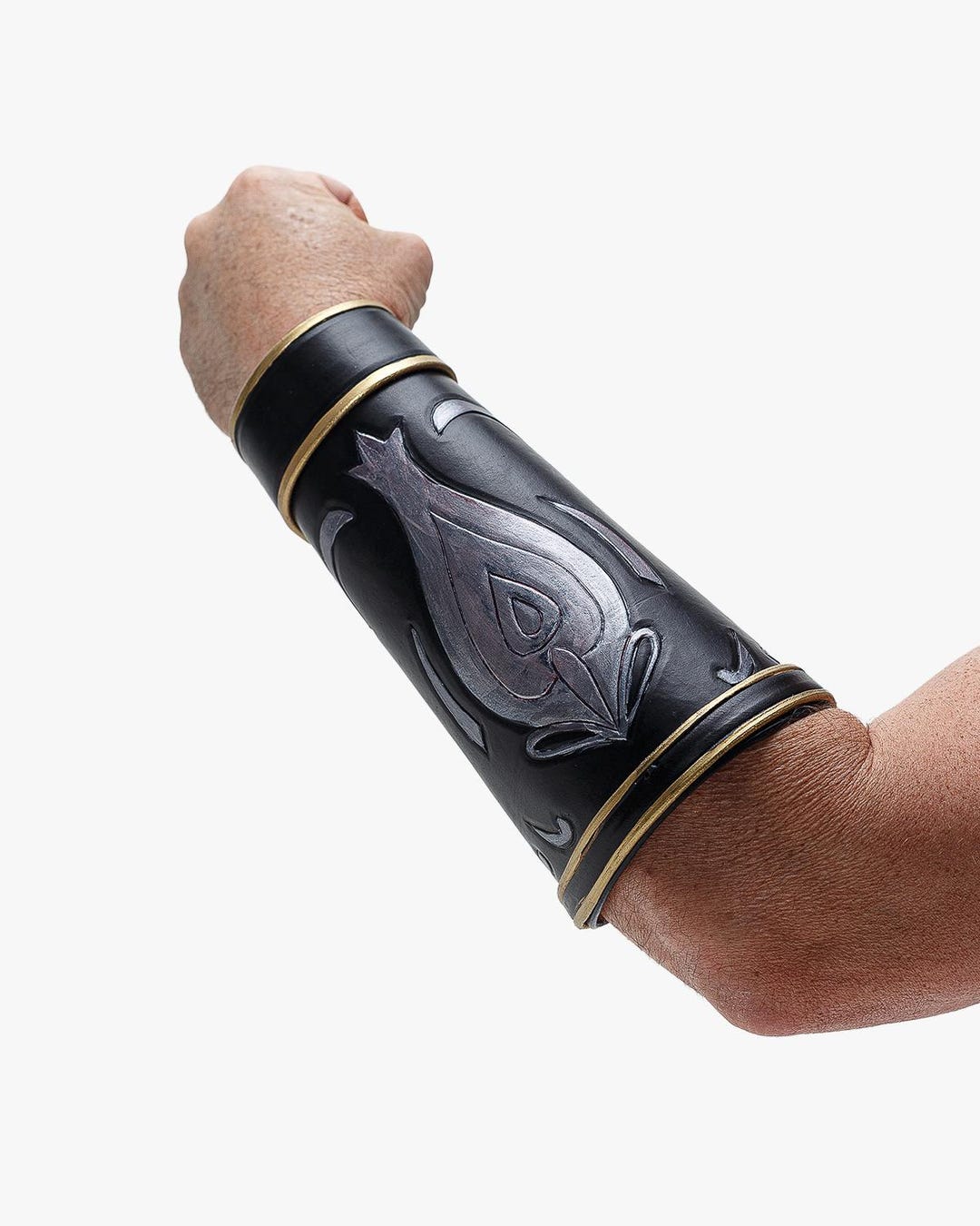 Final Fantasy X Auron Leather OFF Arm Bracer With Glove Cosplay ...