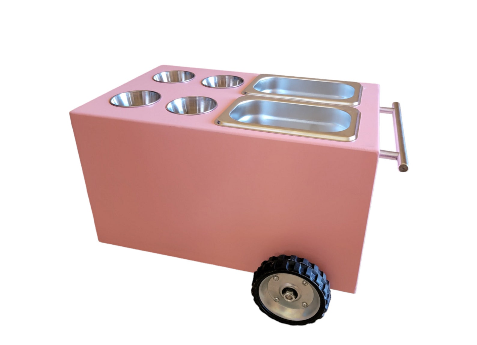 Carro de sobremesa para snacks/helados 2 contenedores - Etsy España