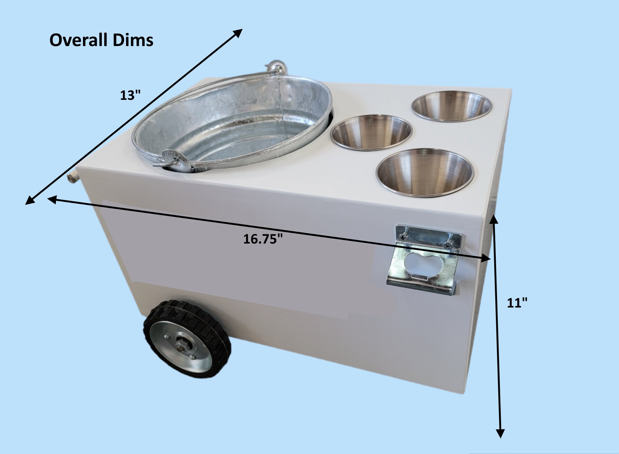 Table Top Bucket / Beer Cart - Etsy