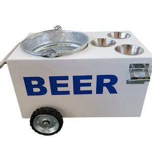 Table Top Bucket / Beer Cart - Etsy