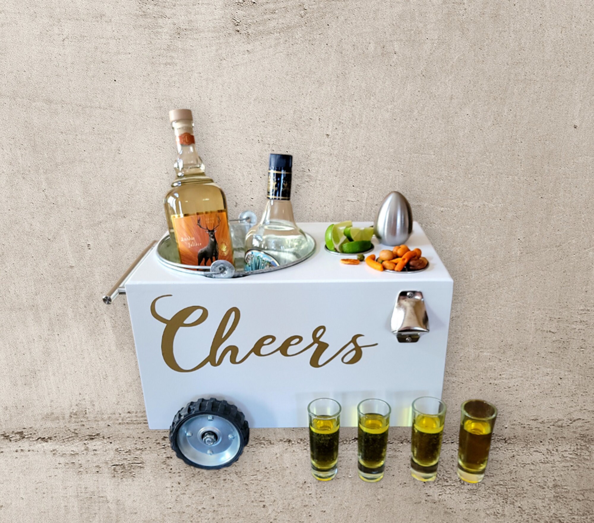 Table Top Bucket / Beer Cart - Etsy