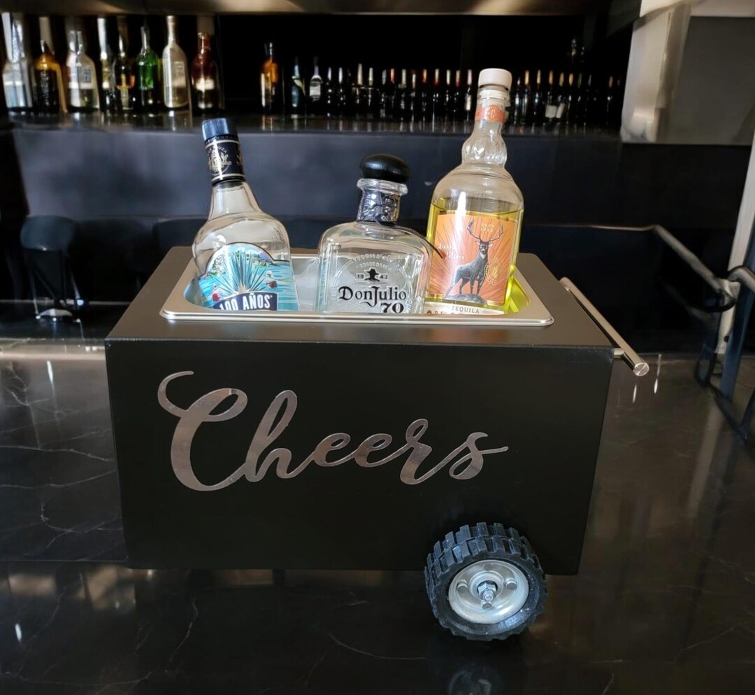Bottle Service Table-top Bar Cart - Brand Awareness - Etsy