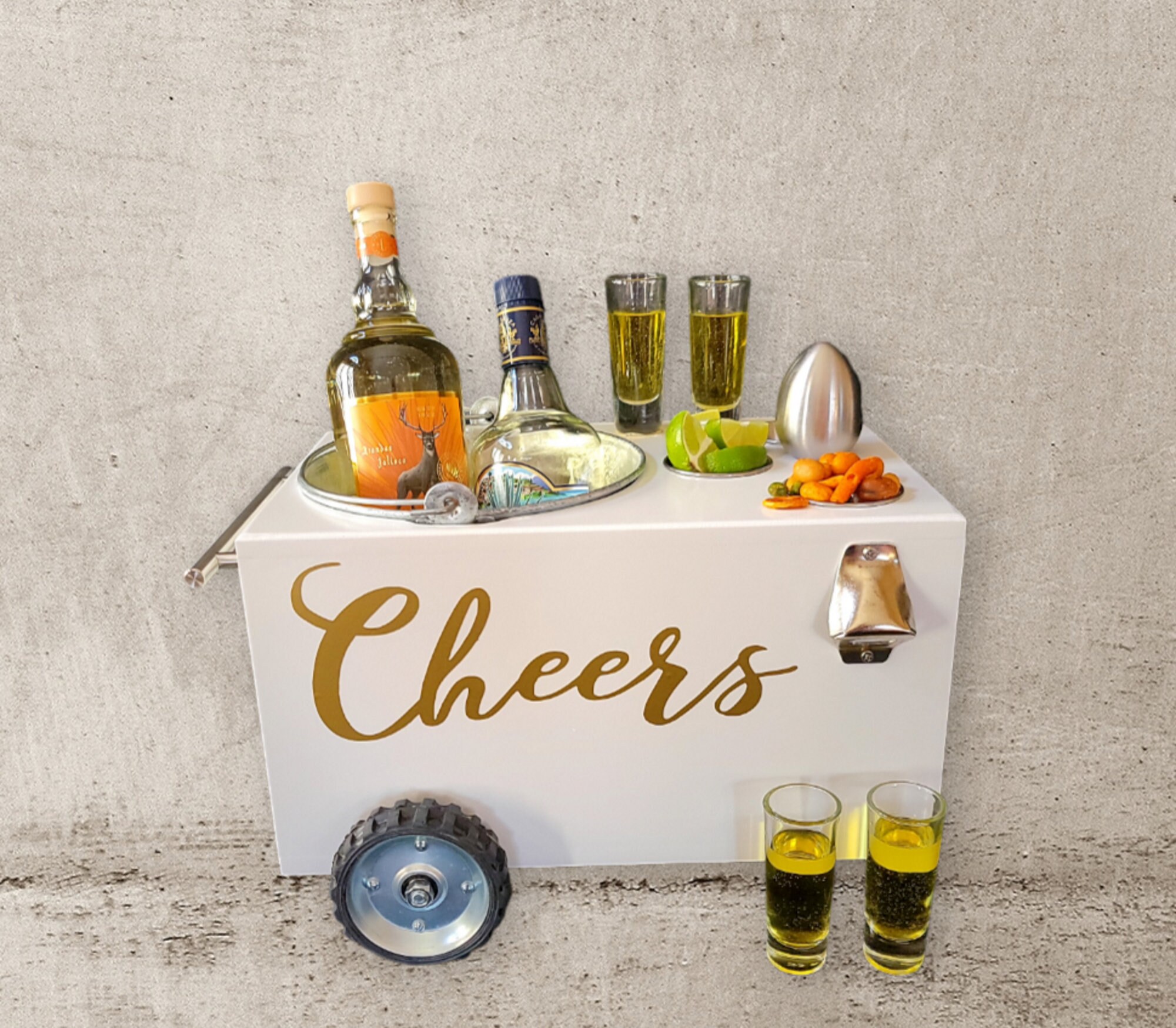 Table Top Bucket / Beer Cart - Etsy