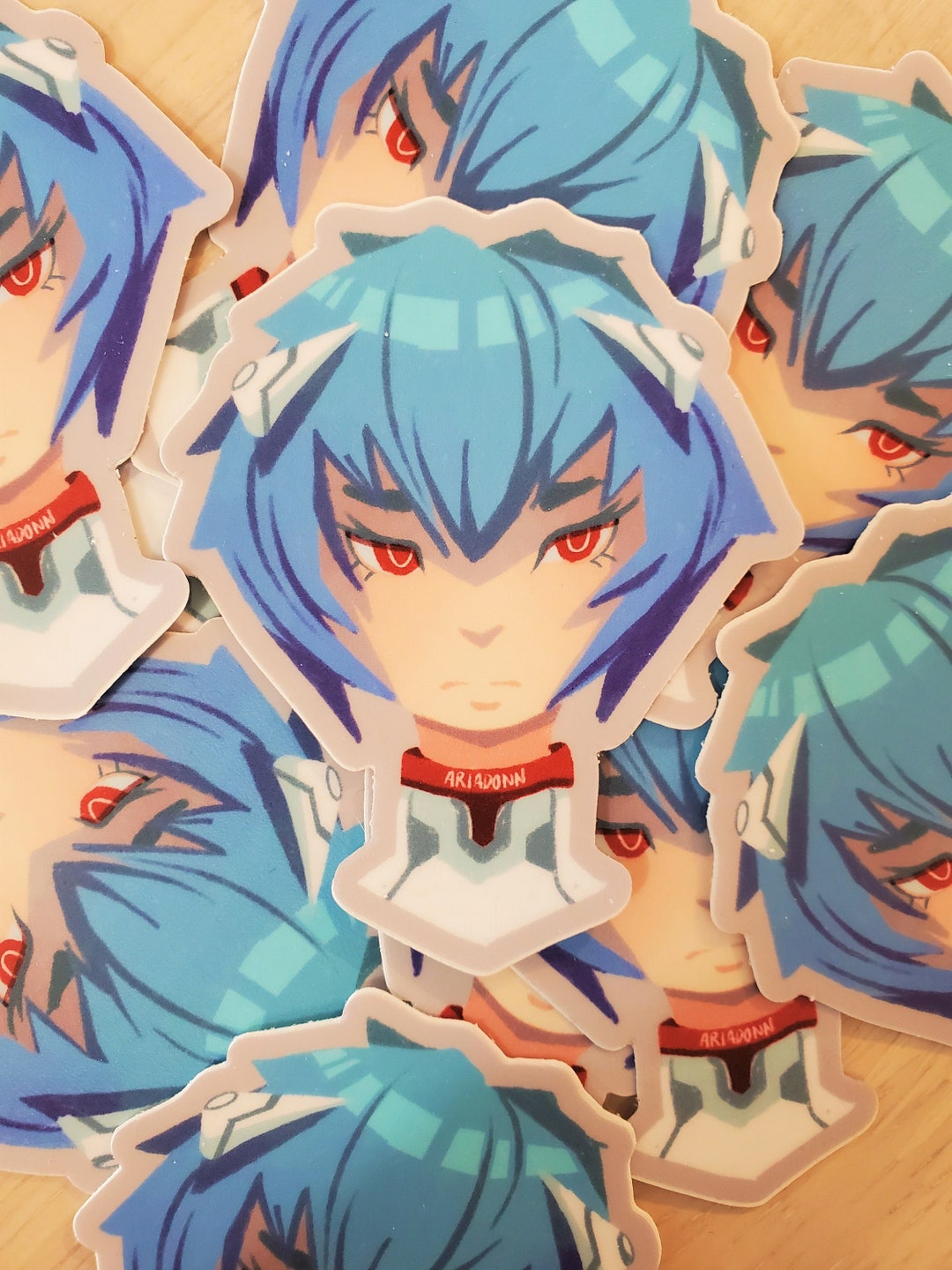 EVA PILOTS [ Neon Genesis Evangelion ] NGE | Cute Vinyl Stickers | Rei ...