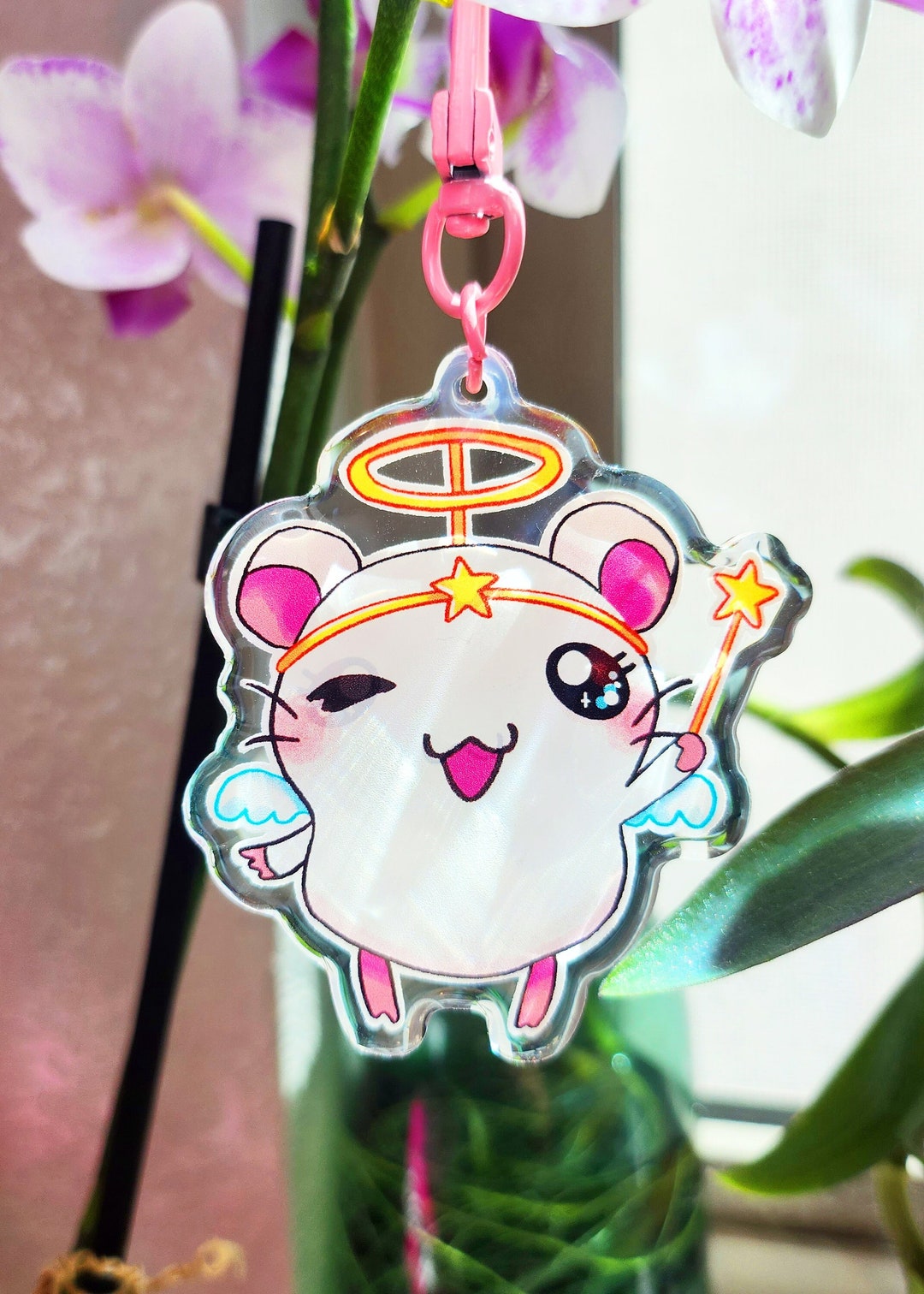 HAMTARO Ham-ham Heartbreak | Spat & Harmony Acrylic Charms | Cute ...