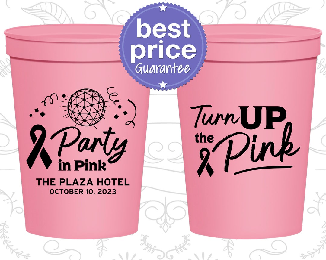 Breast Cancer Cups, Breast Cancer Awareness Party, Breast Cancer Funny ...