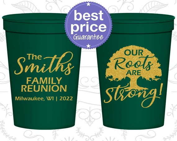 Family Reunion Stadium Cups Family Reunion Ideas Family - Etsy