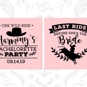 Last Ride Before She's the Bride, Bachelorette Cup Personalized, Last ...
