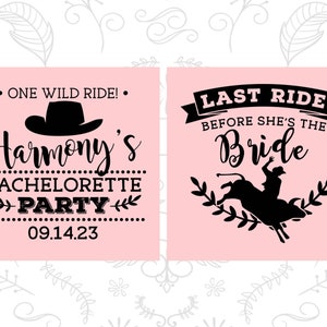 Last Ride Before She's the Bride, Custom Bachelorette Party Decor, Last ...