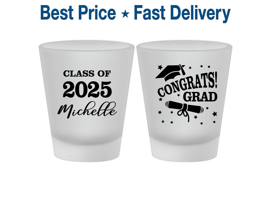 Graduation Shot Glasses, Graduation Favors, Graduation Party Ideas ...