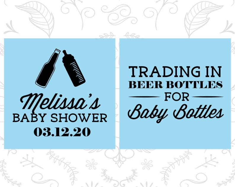 Beer Baby Shower Baby Shower Decorations Trading Beer - Etsy