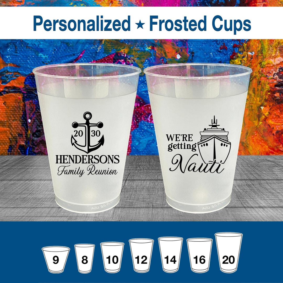 Family Reunion Frosted Cups, Family Reunion Ideas, Family Reunion Party ...
