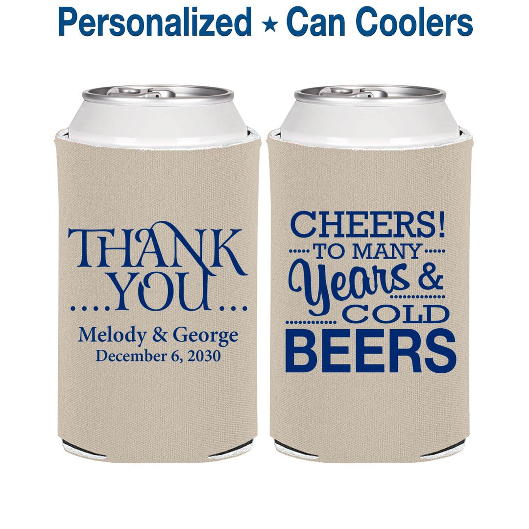 Cheers to Many Years and Cold Beers, Wedding Reception, Thank You ...