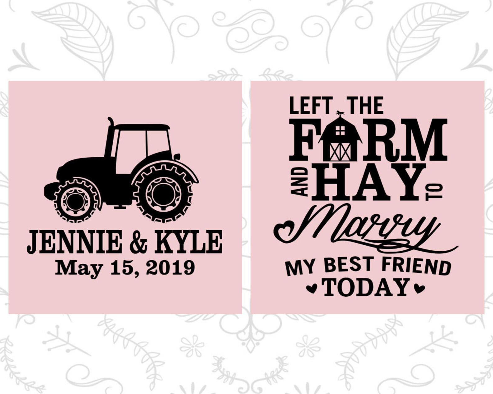 Left the Farm and Hay to Marry My Best Friend Today Cheap - Etsy