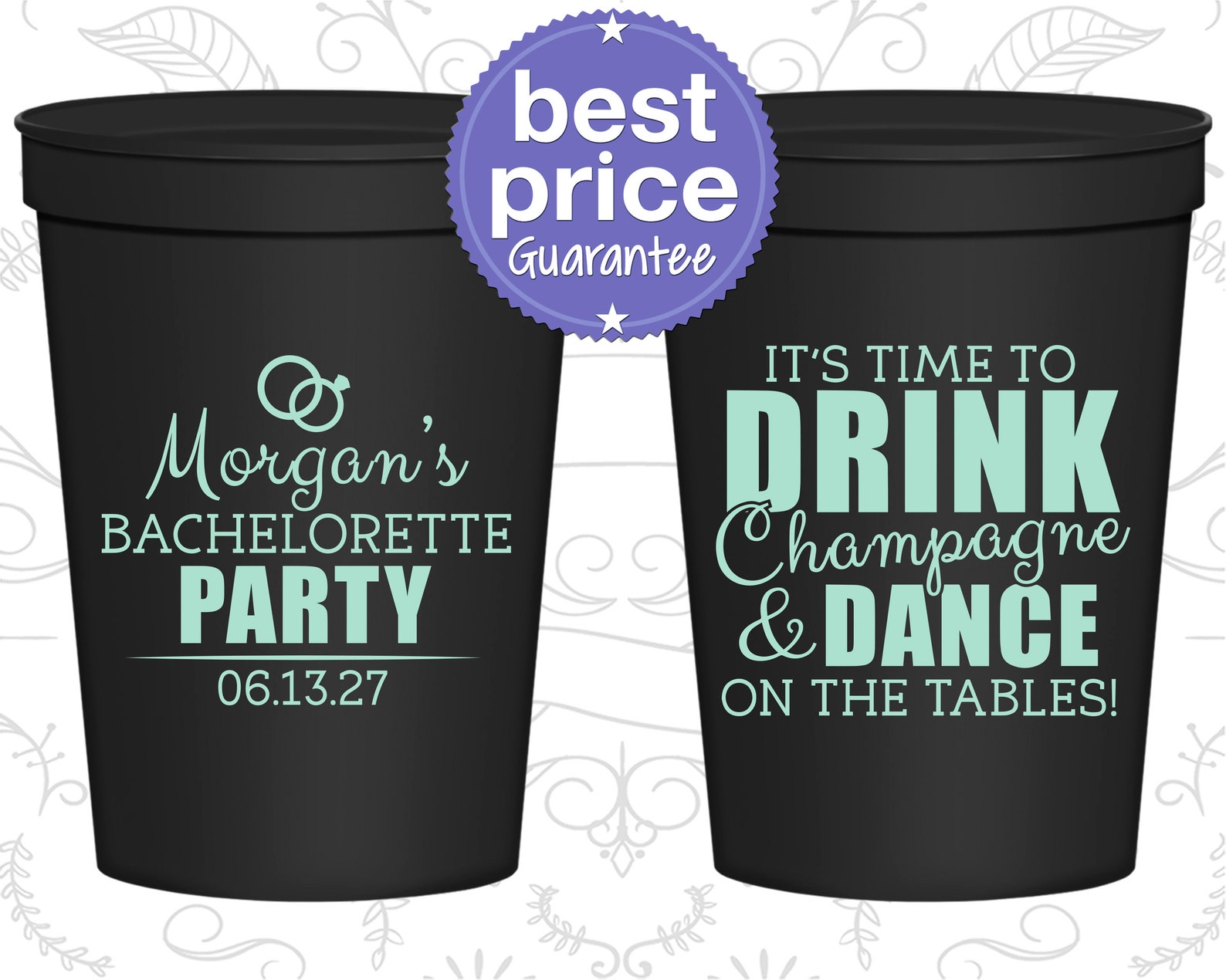 Bachelorette Party Cups Custom Bachelorette Cups - Etsy