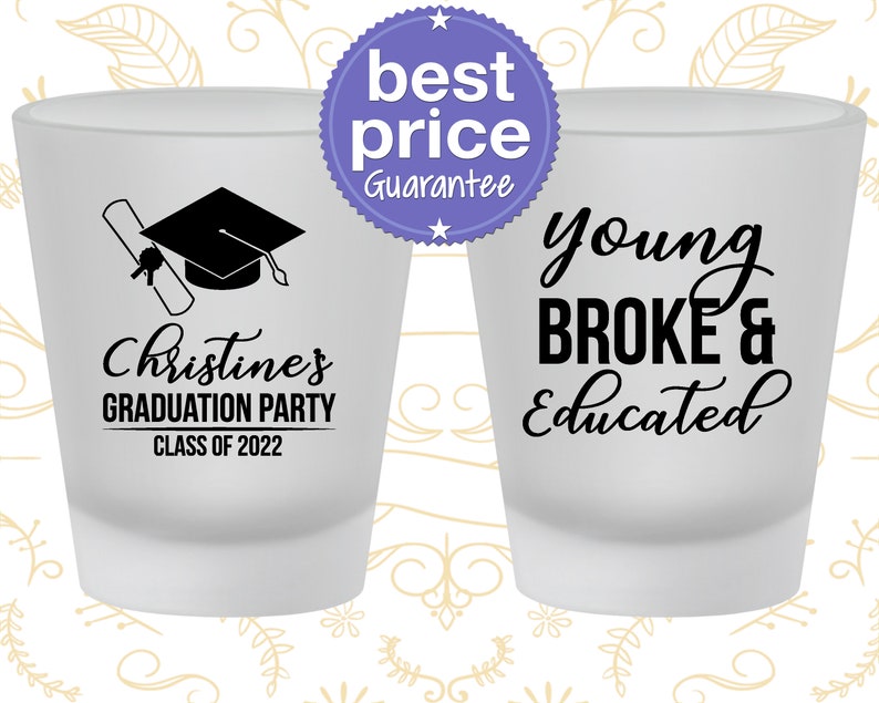 Graduation Shot Glasses Graduation Favors College Grad | Etsy