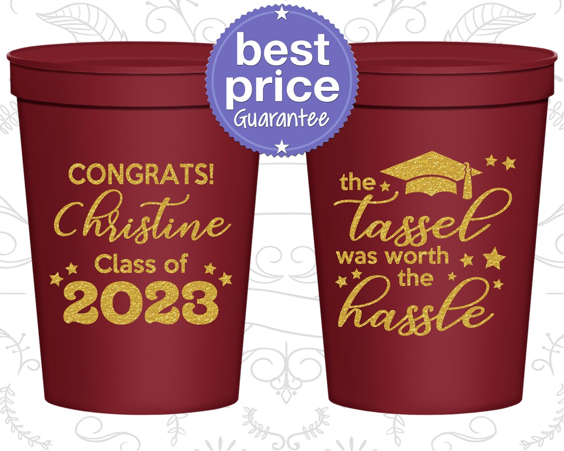 Graduation Stadium Cups Graduation Party Favors Graduation - Etsy