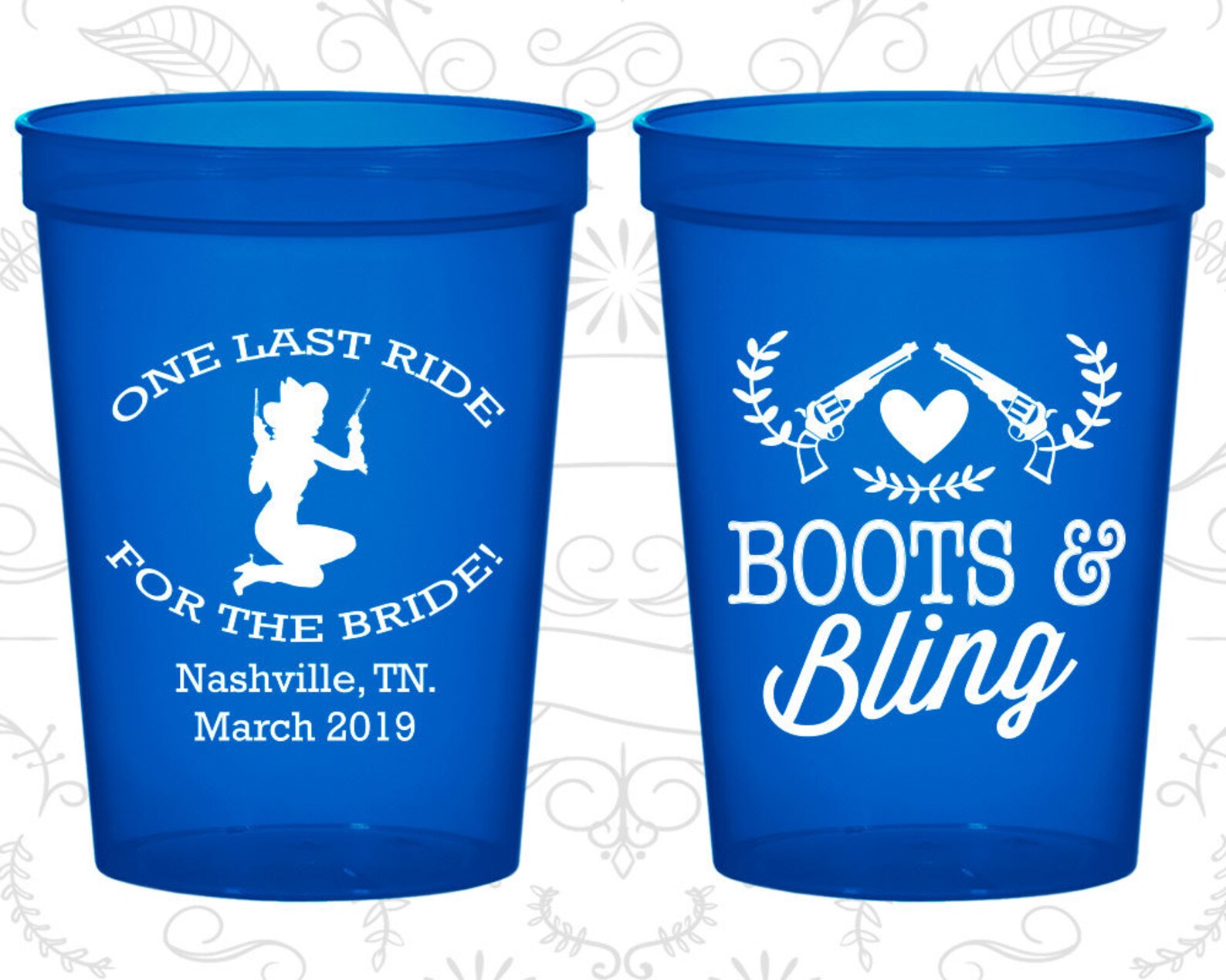 One Last Ride for the Bride Custom Bachelorette Party Cup - Etsy