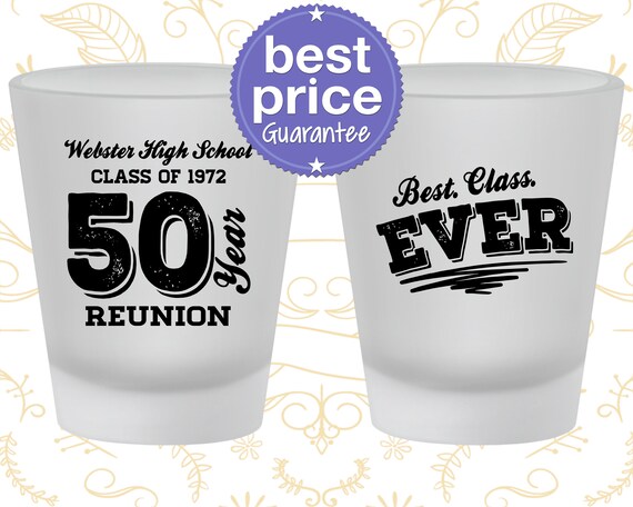 High School Reunion Favors, Class of 1972 Reunion, 50 Year Reunion ...