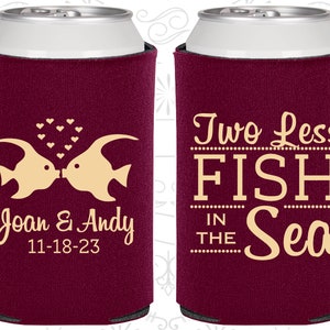 Two Less Fish in the Sea, Personalized Favors, Fisherman Wedding Favors ...