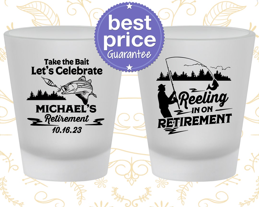 Retirement Shot Glasses, Retirement Party Favors, Retirement Gifts ...