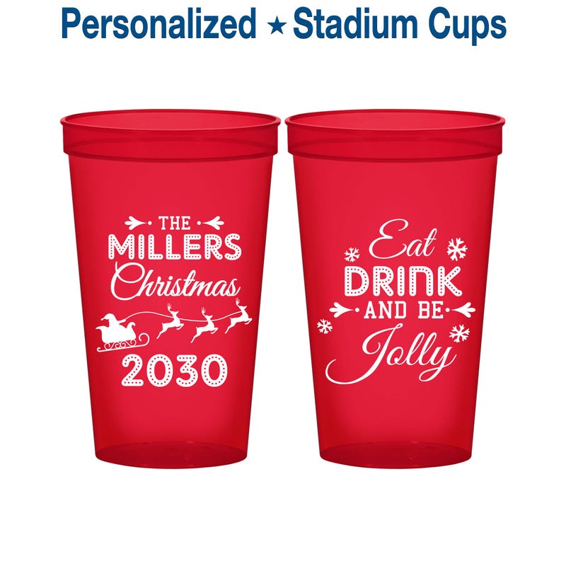 Christmas Cups - Etsy