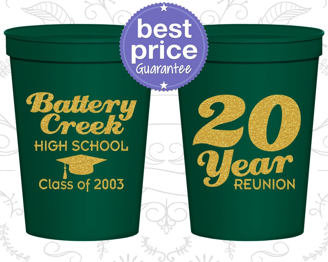 High School Reunion Favors, Class of 2004 Reunion, 20 Year Reunion ...