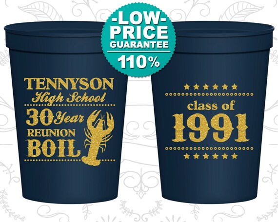 High School Reunion Favors, Class of 1991 Reunion, 30 Year Reunion ...