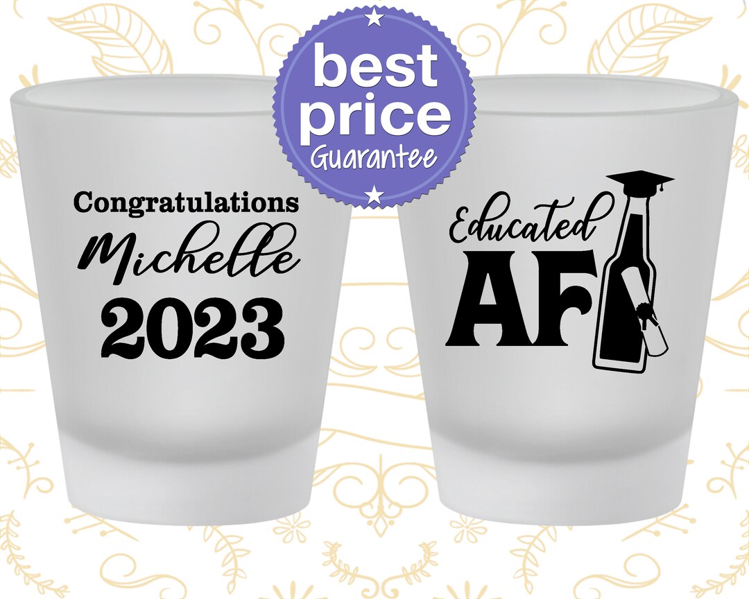 Graduation Shot Glasses, Graduation Favors, Grad Party Favor, College ...