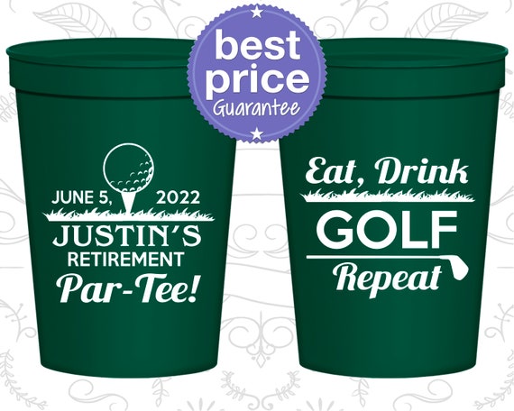 Retirement Party Cups Retirement Party Favors Retirement - Etsy